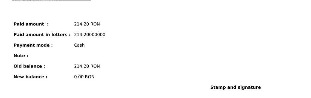 Payment Receipt : with document model - Announcements & news - Dolibarr international forum