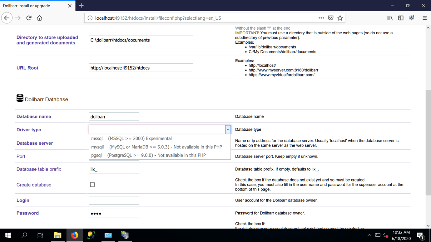 Dolibarr On IIS installation - Installing my Dolibarr - Dolibarr ...