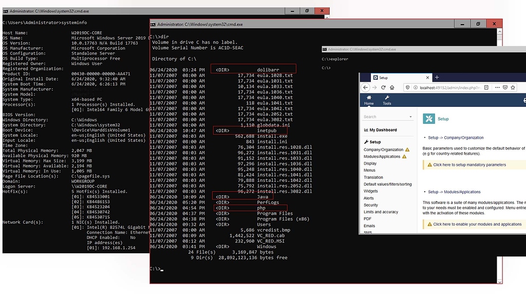 Dolibarr 12 on Windows Server Core - Installing my Dolibarr - Dolibarr international forum