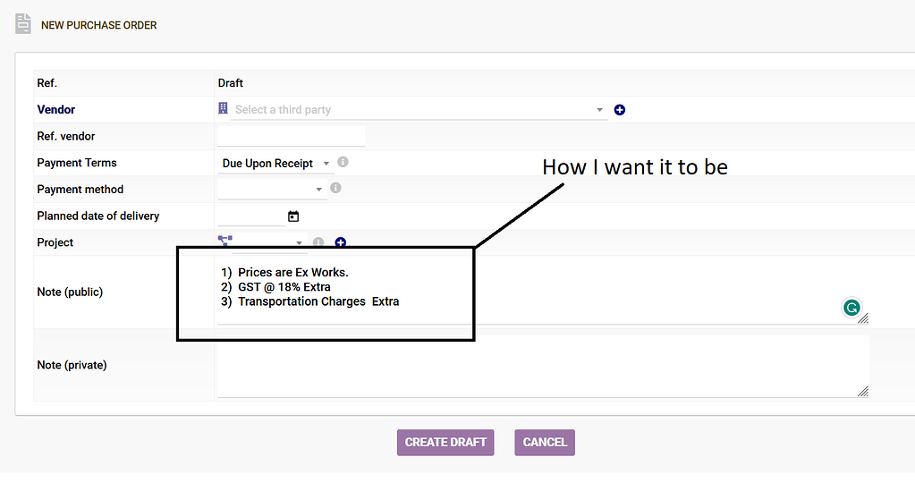 How to insert newline in default values for multiline? - Using my Dolibarr - Dolibarr ...