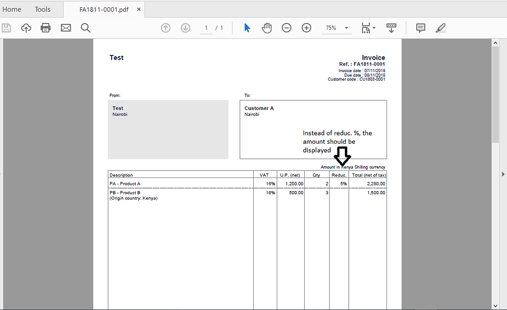 Show discount amount in invoice pdf - Using my Dolibarr - Dolibarr international forum
