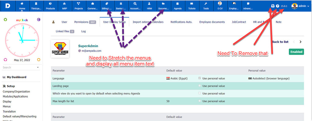 How to Edit Header - Using my Dolibarr - Dolibarr international forum