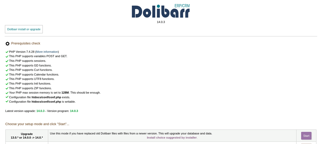 Issue after installation - Maintaining my Dolibarr - Dolibarr international forum