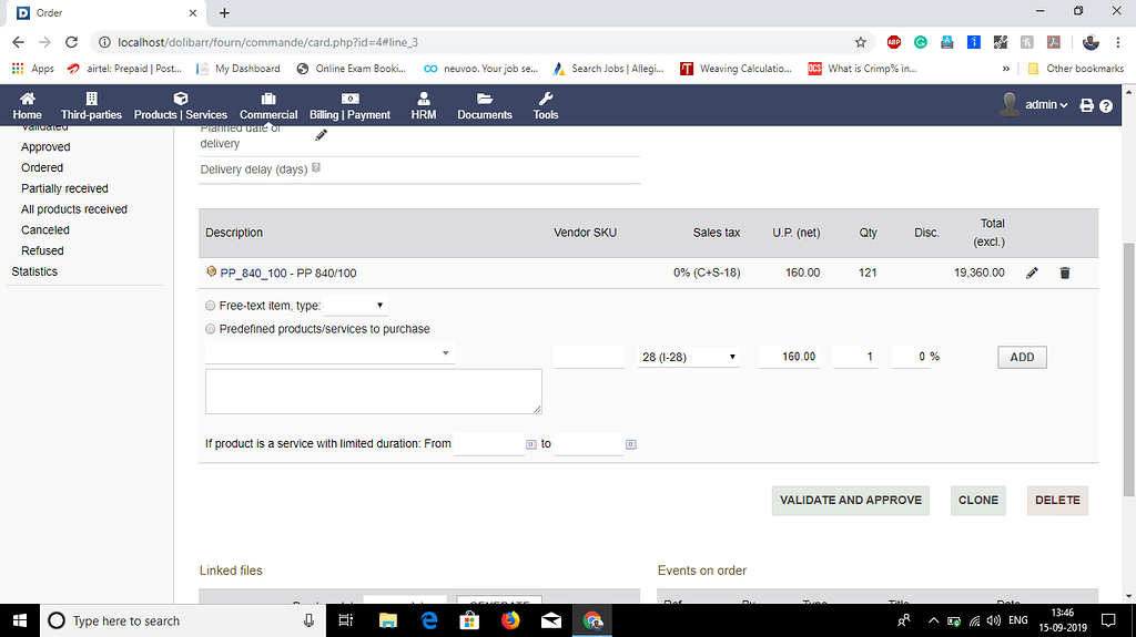 Sales Tax amount being shown 0% - Using my Dolibarr - Dolibarr international forum