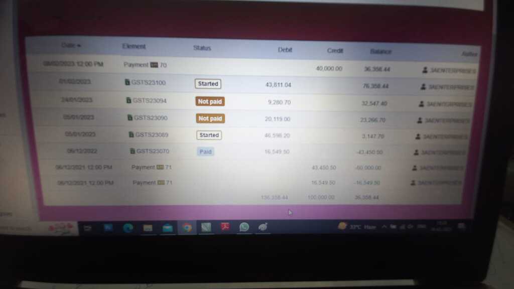 Customer Invoice and Payments in pdf - Financial modules - Dolibarr international forum
