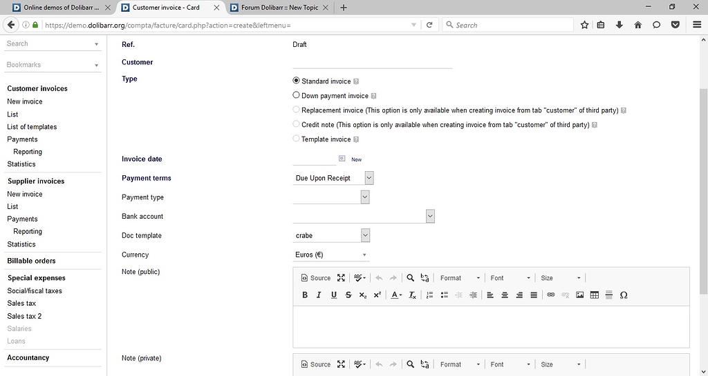 How to Create Invoice by Term - Using my Dolibarr - Dolibarr ...