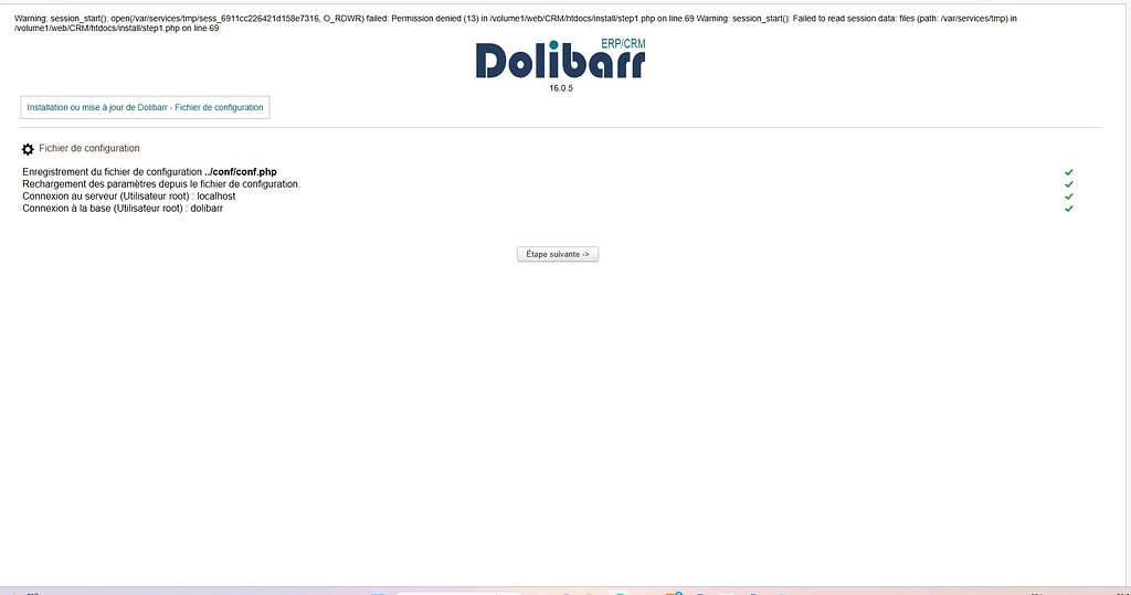Session start and permission - Installing my Dolibarr - Dolibarr international forum