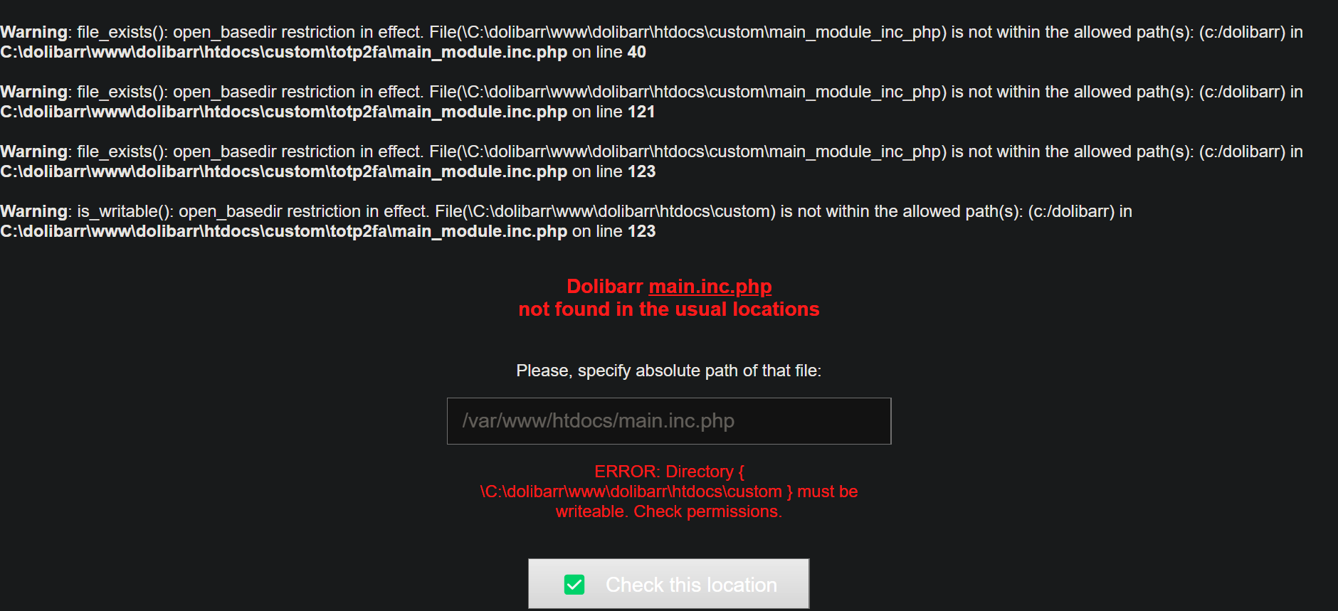 Working on adding 2factor on dolibarr - Using my Dolibarr - Dolibarr international forum