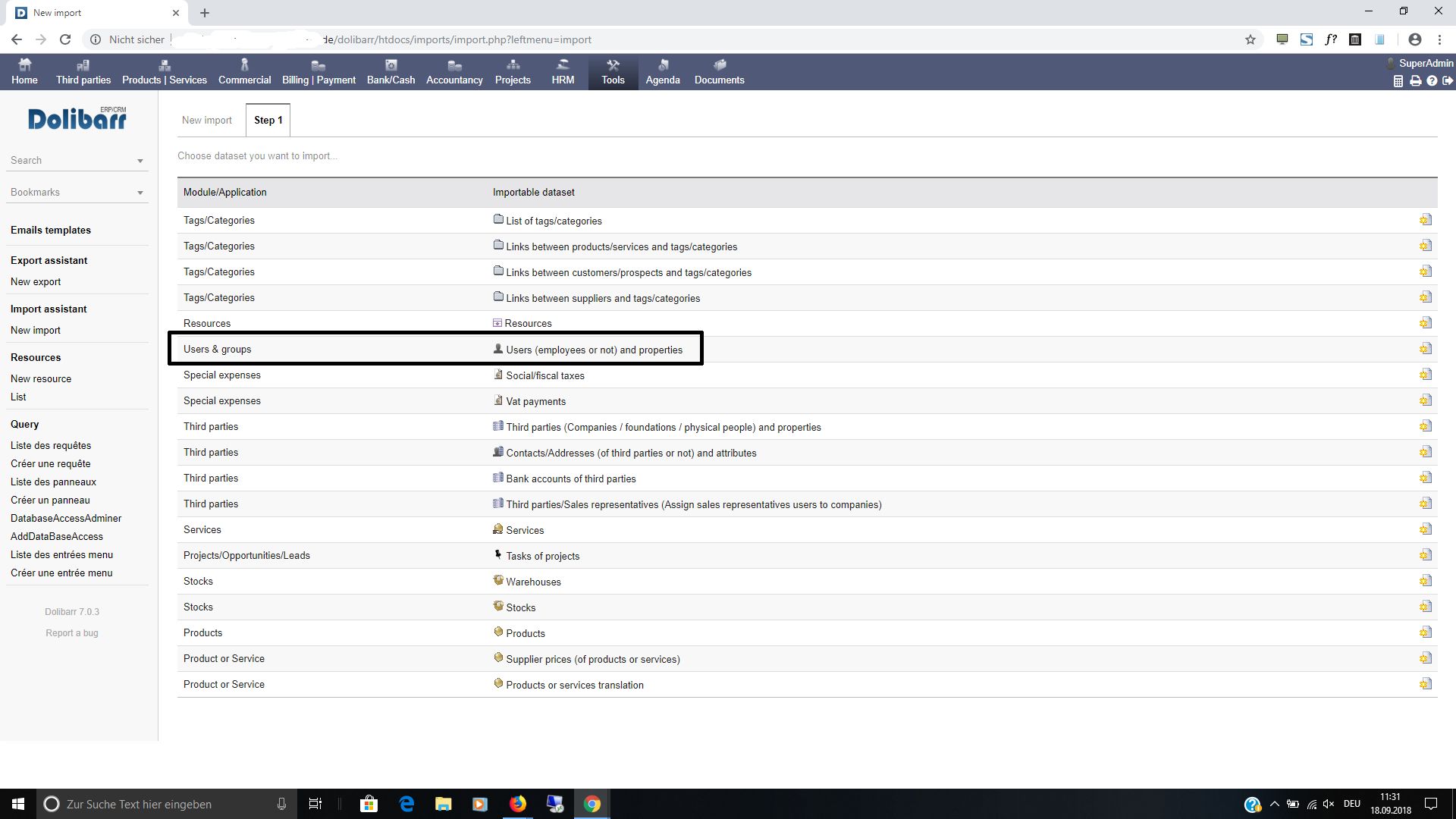SOLVED: Import Employees - Using my Dolibarr - Dolibarr international forum SOLVED: Import Employees - Using my Dolibarr - Dolibarr international forum